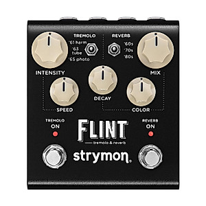 Strymon Flint V2 Tremolo and Reverb Guitar Effects Pedal for Electric and Acoustic Guitar, Synths, Vocals and Keyboards