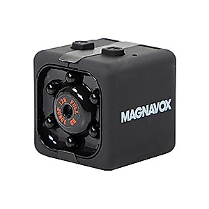 Magnavox MCC9043 Mini Dash Cam with 1080p High Resolution and Built-In Microphone in Black | Supports Loop Recording | Motion Detection | Ultra-wide Angle Lens | Car Dashboard Camera Recorder |