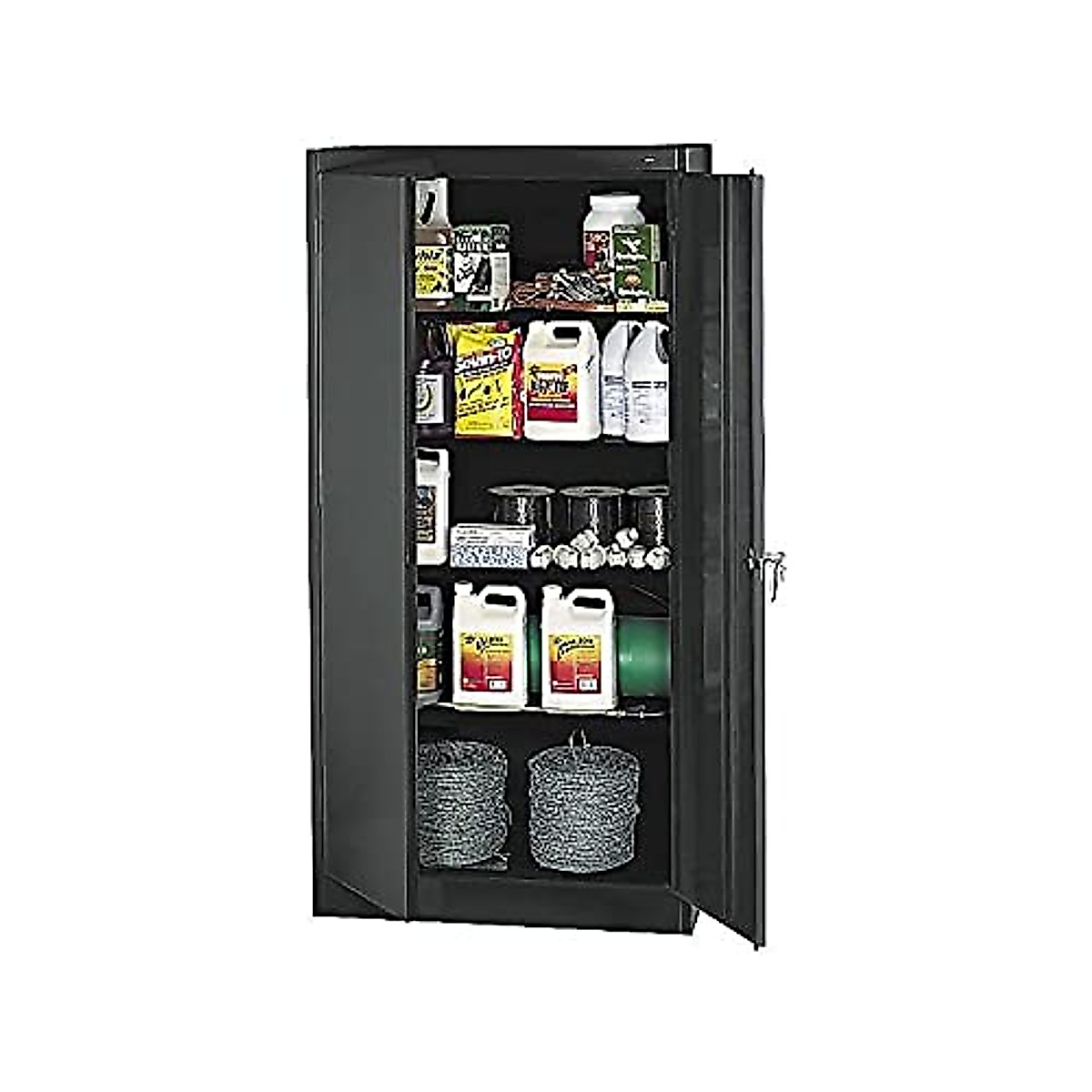 Tennsco 1470Bk 72-Inch High Standard Cabinet, 36W X 18D X 72H, Black
