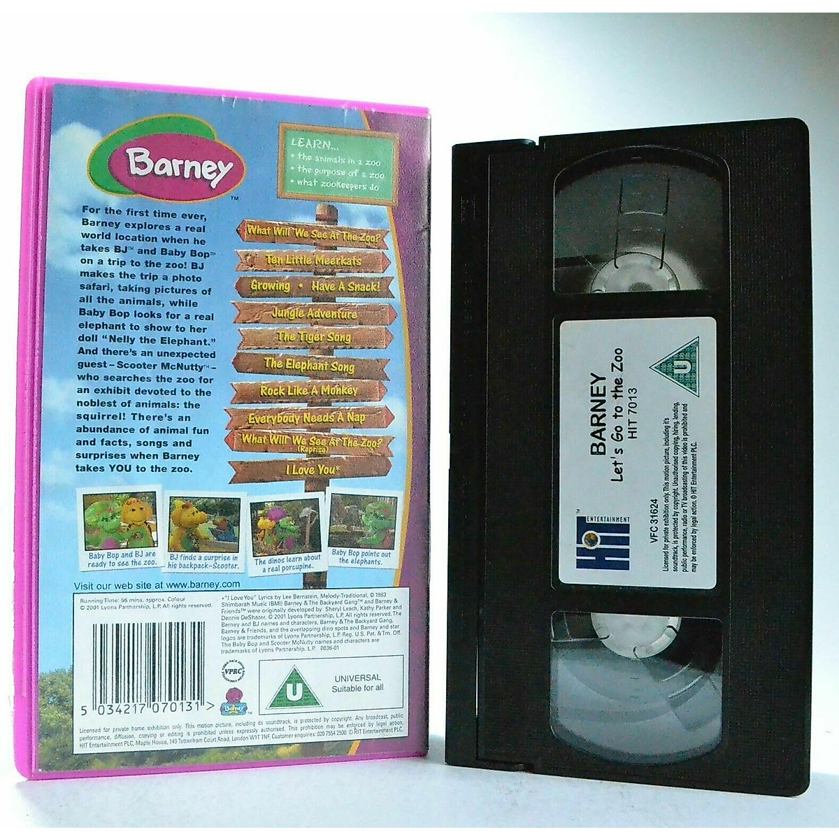 Barney - Let's Go to The Zoo [VHS]