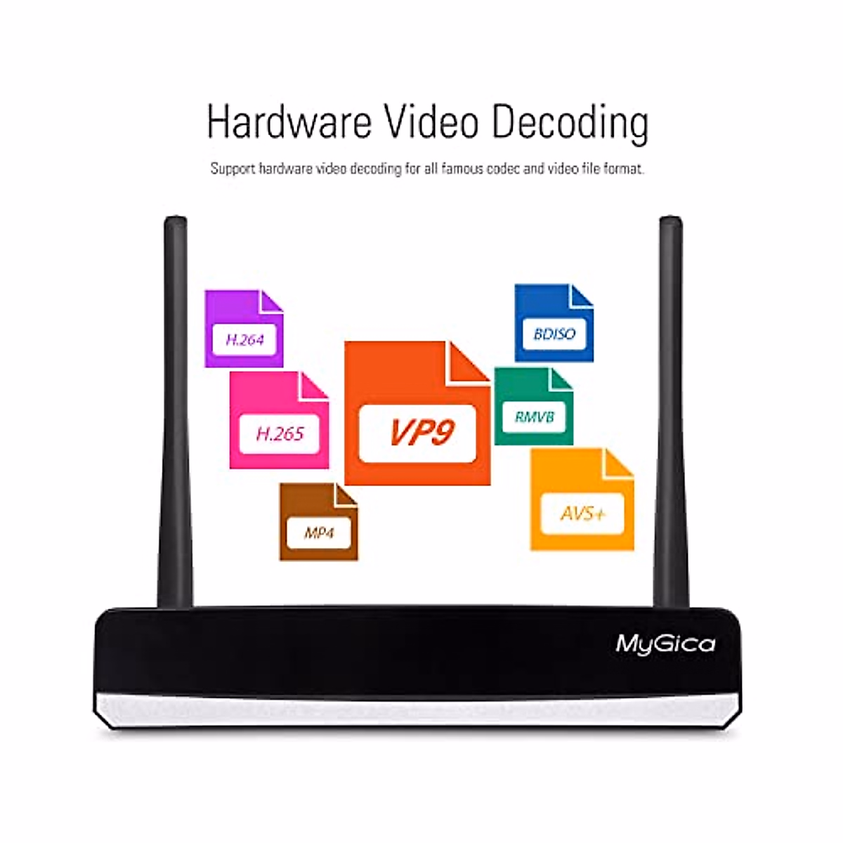 MyGica ATV1960 Octa Core Android Smart TV Box,4K HD Streaming Media Player Box 3GB/16GB/4K/HDR/1000M LAN/Internal