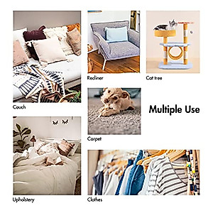 Greenkit Pet Hair Remover for Couch,Non-Damaging Pet Hair Remover for Furniture,for Clothes,Carpet Scraper,Pet Fur Remover,Lint Brushes for Pet Hair(Blue,1pc)