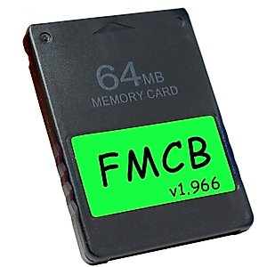 Skywin FMCB Free Mcboot PS2 Memory Card v.1 966-64 MB Memory Card for PS2 Playstation 2 games in USB Hard Drive or Hard Disk