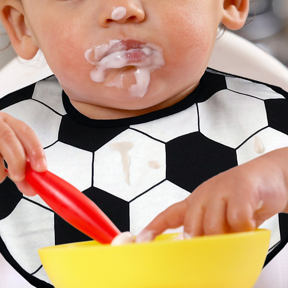 zebrum Waterproof Baby Boy Sports Bibs,Triple Layer-Cotton Front,Plastic Liner,Polyester Fleece Back,Highly Absorbent Drooling Burp Cloths for Boys Girls(5bibs)