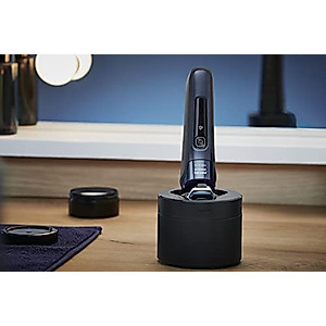 Philips Norelco Shaver 7800, Rechargeable Wet & Dry Electric Shaver with SenseIQ Technology, Quick Clean Pod, Charging Stand, Travel Case and Pop-up Trimmer, S7885/85
