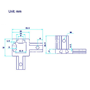 Yeebyee 3 Way End Corner Brackets Connector Set with M4 Screws for 6mm Slot 2020 Series Aluminum Extrusion Profile, 8pcs/Pack (Black-2020Series)