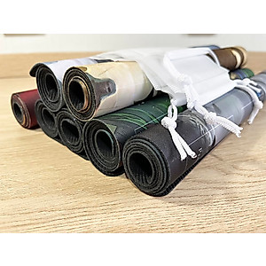 New WVICM Playmat The Quintessential Quintuplets TCG CCG OCG Trading Card Game Mat with Zones Mouse Pad Desk Mat + Free Bag (MP005-04-with Zones)