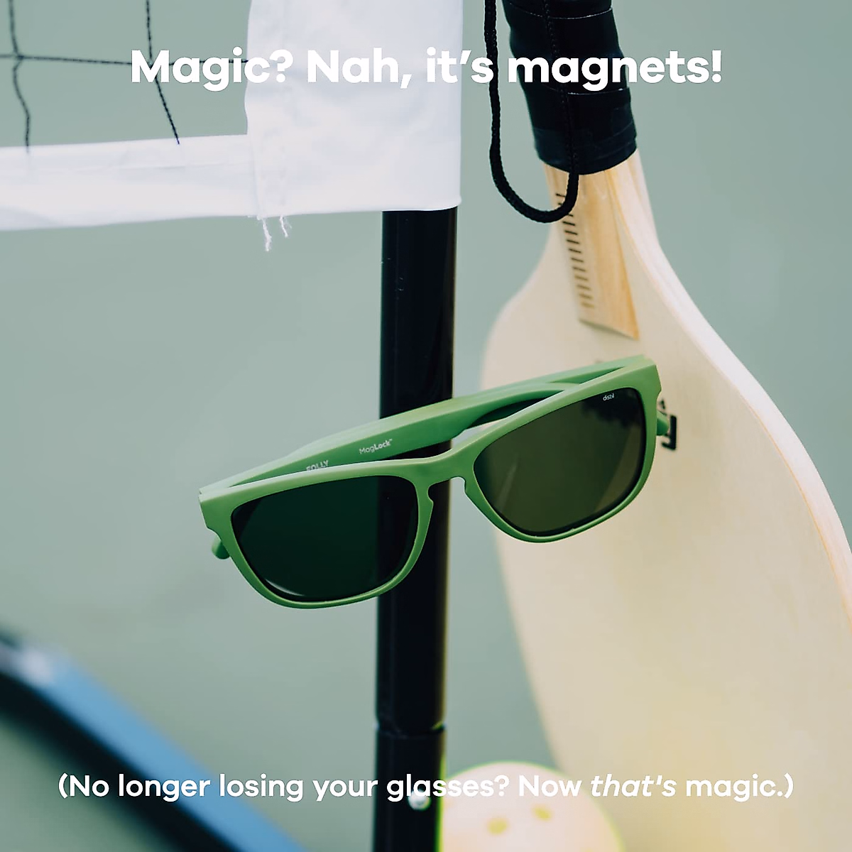 Distil Union Folly MagLock Seafarer Polarized Sunglasses | Lightweight, Flexible and Secure (Anchor Black, Gray Polarized Lens)