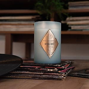 Manly Indulgence Moon Dust Scented Jar Candle, Rebel Collection, 2 Wick, Blue, 22 oz - Up to 120 Hours Burn
