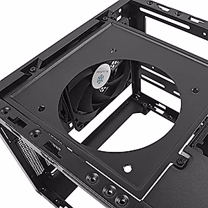 SilverStone Technology SUGO 14, SG14, Black, Mini-ITX Cube Chassis, Supports 3 Slot Full Length GPUs/ATX PSU / 240mm AIO, 4 Removable Panels, SST-SG14B