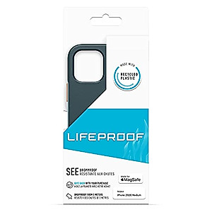LifeProof See Case for iPhone 12 / iPhone 12 Pro with MagSafe, Shockproof, Drop Proof to 2 Meters, Ultra-Slim, Protective Thin Case, Sustainably Made, Green