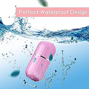 Upgrade Electric Razors for Women, Rechargeable Facial Hair Removal for Women Waterproof Bikini Trimmer Electric Shaver for Women’s Legs, Underarms, Face (Pink)