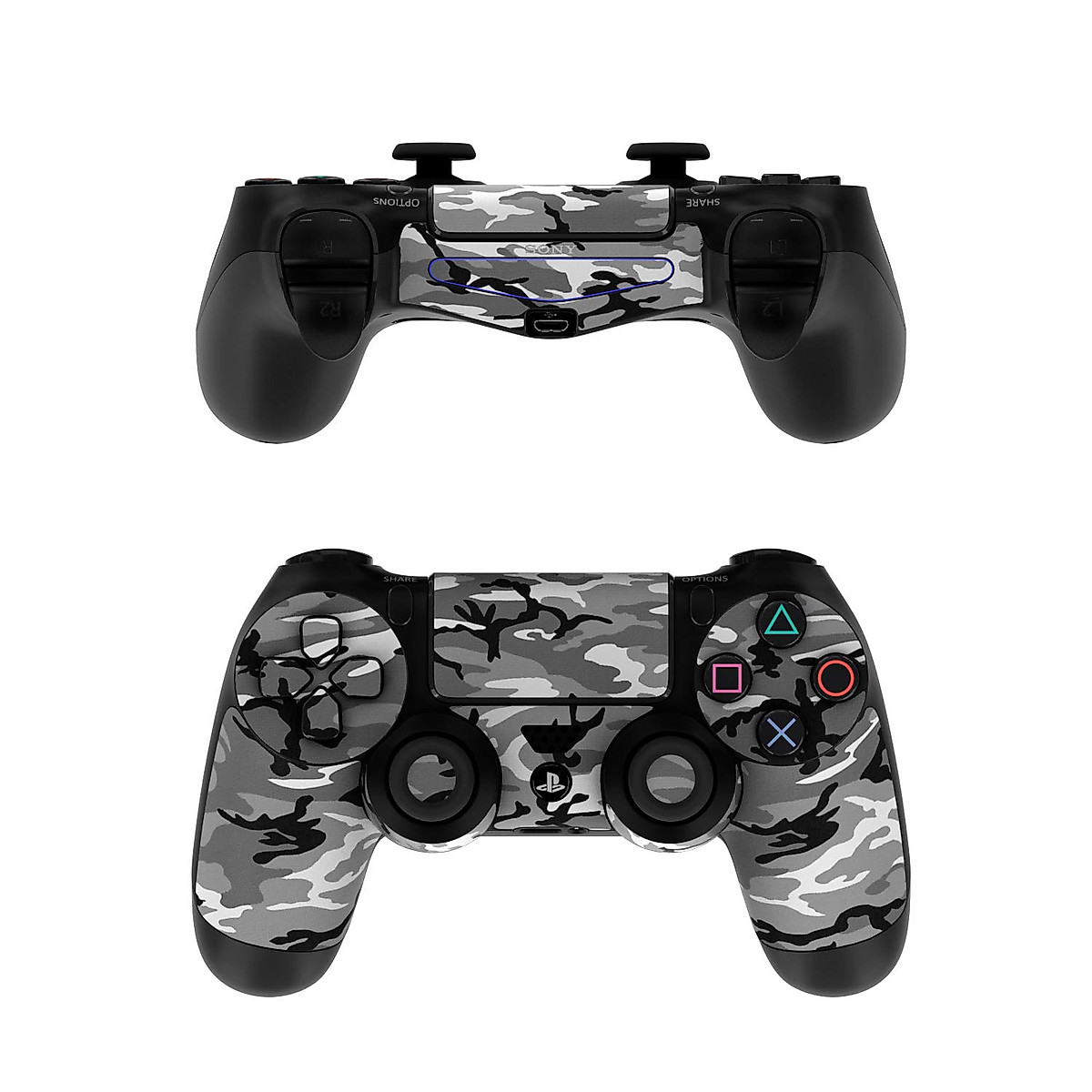 Urban Camo - PS4 Controller Skin Sticker Decal Wrap (Controller NOT Included) [Video Game]