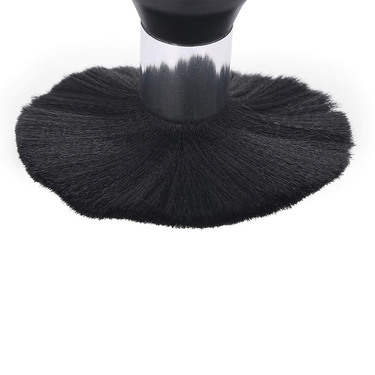 Taotiieout 1PCS Barber Brush Neck Duster,Shaving Brush Neck Duster Portable Facial Cleaning Brush Self Standing Shaving Brush