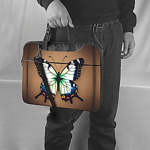 HYTTER Laptop Bag - Portable, Stylish, And Durable - Ideal For Both Men And Women Cute Little Butterfly 14 Inch Prints
