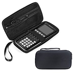 ZLiT Ti-84 Calculator Case,EVA Hard Shell Carrying Protective Storage Case Fit for Texas Instruments TI-84 Plus Calculators,Pencils and Ruler