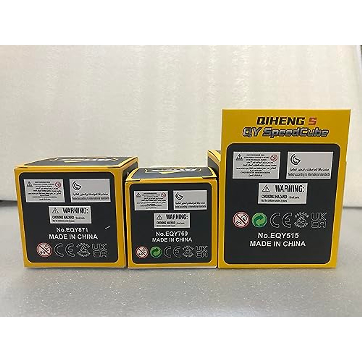 Roxenda Speed Cube Set, Speed Cube Bundle of 2x2 3x3 4x4 Megaminx and Pyramid Cube Smoothly Stickerless Magic Cubes Collection for Kids Teens & Adults [5 Pack]