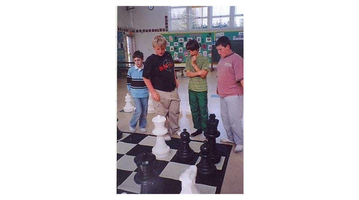MegaChess Giant 25-Inch Chess Set - Durable & Fun