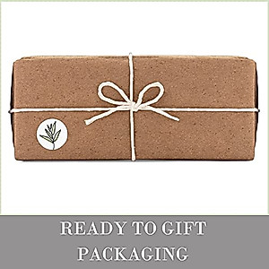 Bare Botanics Body Scrub Gift Set – Gentle Exfoliator & Super Moisturizer | Includes a Wooden Spoon | All Natural, No Synthetic Fragrances, No Nut Oils, Ready to Gift