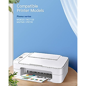 GPC Image Compatible Ink Cartridge Replacement for Canon 250XL 251XL PGI-250XL CLI-251XL Compatible with Pixma MX922 MG7520 MG5520 MG5420 MG6620 Printer Tray(4PGBK,2Black,2Cyan,2Magenta,2Yellow,2Gray)