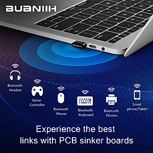 Bluetooth Adapter for PC,Mini Bluetooth Receiver 5.1,Bluetooth Dongle,Support Win11/10/8.1/8/7,for Bluetooth Headset/Keyboard/Mouse/Speaker/Mobile Phone/Computers/Game Controller