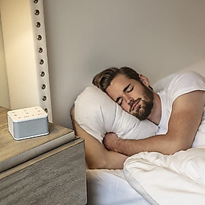 Serene Evolution 45 Sound Portable White Noise Machine - Sleep Sound Machine for Adults, Kids, Baby, Home, Office Privacy - White Noise Machine for Office - Nature Sound Machine - White Noise Maker