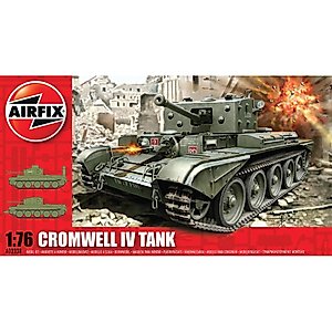Airfix A02338 Cromwell Cruiser Model Building Kit, 1:76 Scale Small