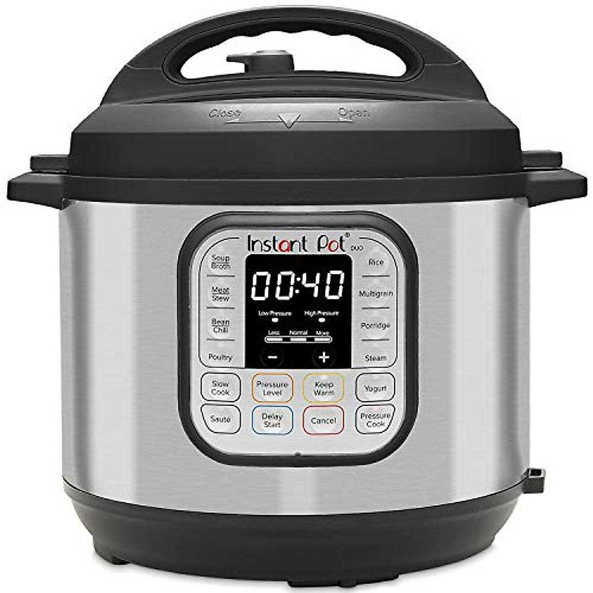 Instant Pot Duo 7-in-1 Electric Pressure Cooker, 8 Quart, 14 One-Touch Programs & Genuine Instant Pot Sealing Ring 2 Pack Clear 8 Quart