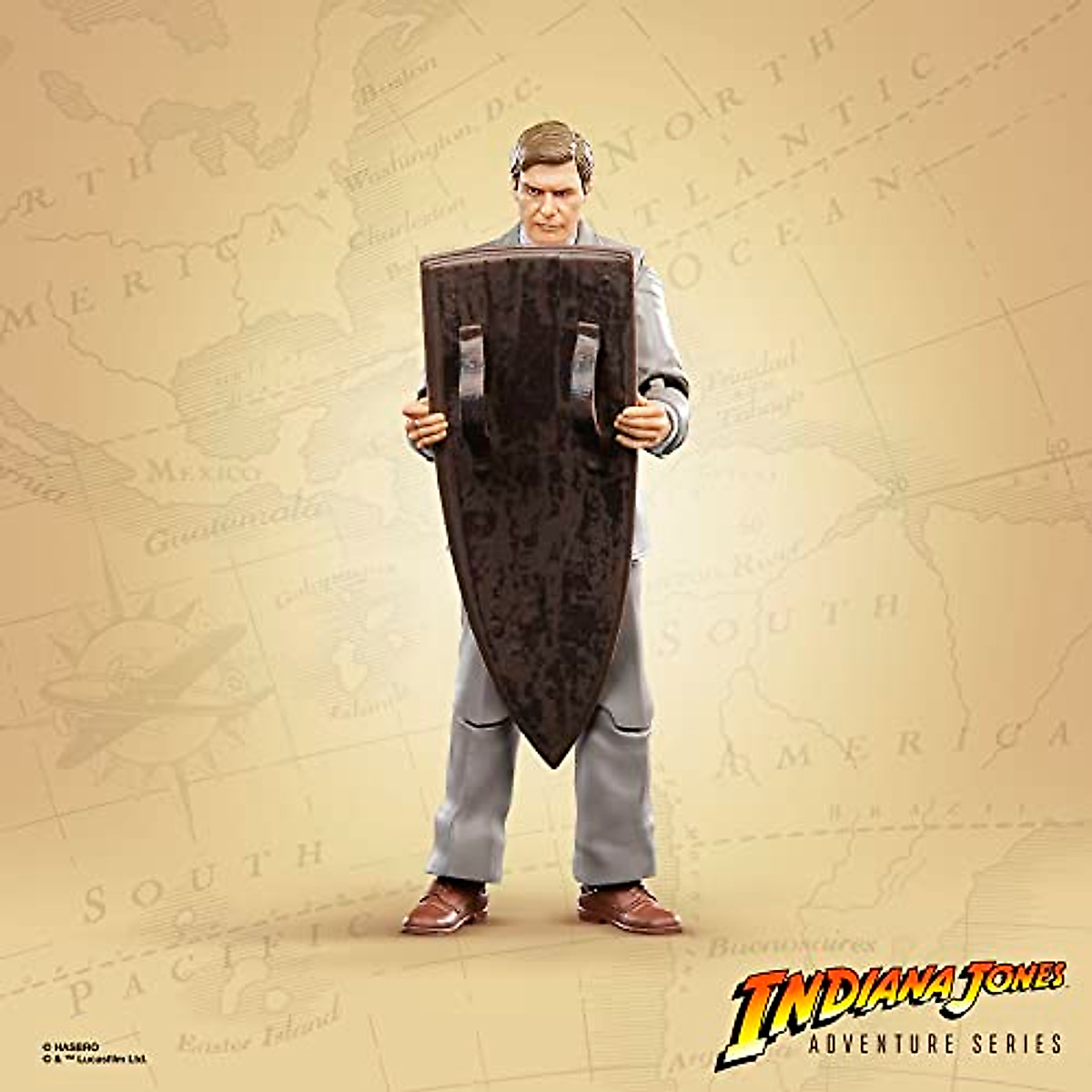 Indiana Jones and The Last Crusade Adventure Series (Professor) Toy, 6-Inch Action Figures, Kids Ages 4 and Up