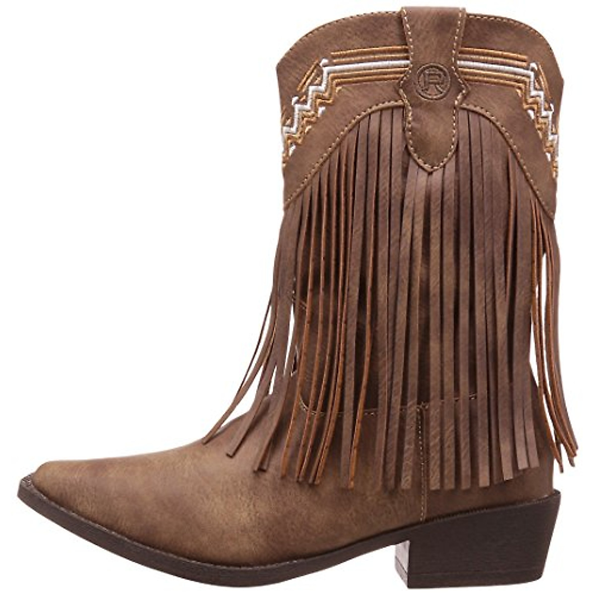 Roper Little Kids Fringes Boot, Brown, 1