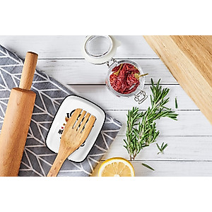 Good Things Come To Those Who Bake Ceramic Egg Beaters Rest for Kitchen Utensils Kitchen Countertop or Stove, Heat-Resistant Rest Cooking Spoons, Egg Beaters and Fork