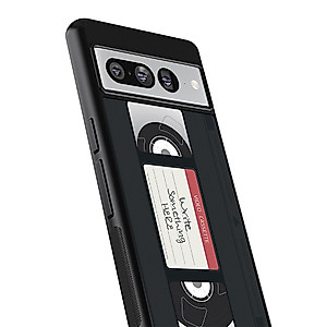 VHS Cassette Tape Personalized Black Rubber Phone Case Compatible With Google Pixel 9 Pro, Pixel 9, Pixel 9 Pro XL, Pixel 8a, Pixel 8 Pro, Pixel 8, 7, 6, 6a, 6 Pro, 5, 4a, 3, 2