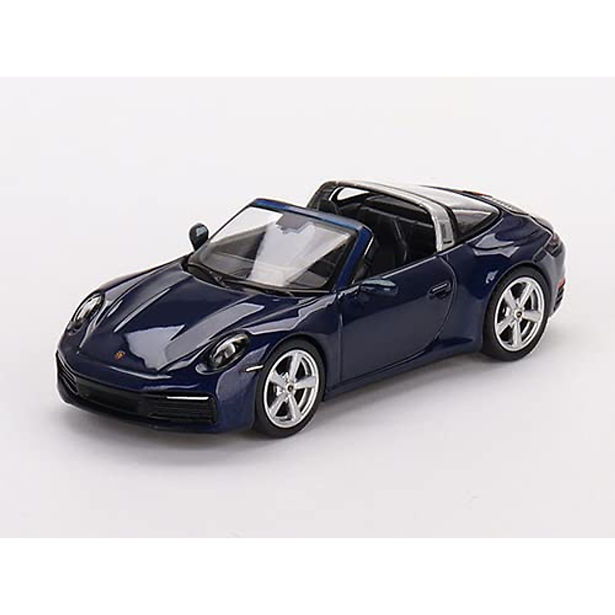 911 Targa 4S Gentian Blue Metallic Limited Edition to 3000 Pieces Worldwide 1/64 Diecast Model Car by True Scale Miniatures MGT00412