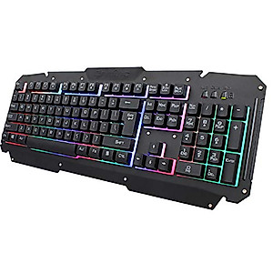 Hibye USB Wired Backlit Gaming Keyboard Mechanical Keyboard for Computer PC Laptop Game Player Equipment Accessories Keyboard Mouse Combo