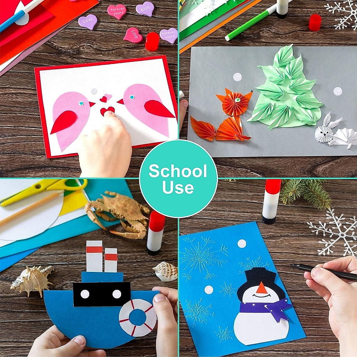 Self Adhesive Dots,1100pcs(550 Pairs) 0.59" Diameter Strong Sticky Back Hook Nylon Coins, 15mm Loop Strips with Waterproof Glue Tapes, Perfect for School Classroom ,Office, Home(White)