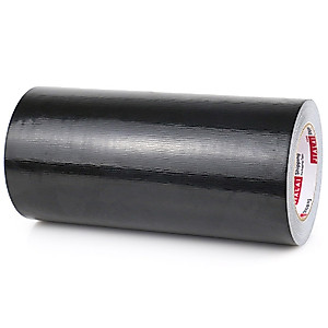JIALAI HOME 10 Inches Duct Tape, Industrial Grade 10 inches x 30 Yards Duct Tape Black, 9 Mil Heavy-Duty, Waterproof, Strong, Flexible, No Residue, UV Resistant for Crafts & Home Improvement