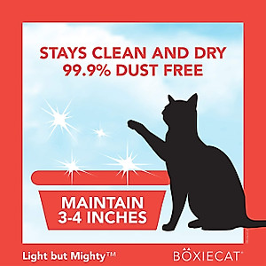 Boxie® Air Extra Strength 35 Day Odor Control Clumping Cat Litter, 6.5lb Boxiecat 99.9% Dust Free Plant-Based Kitty Litter
