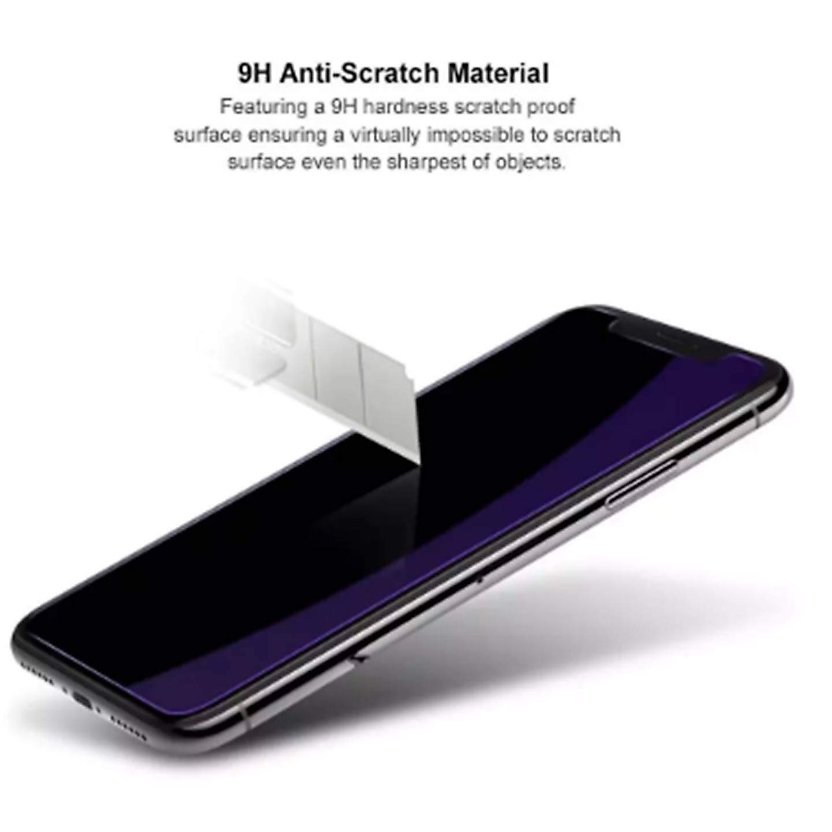 for iPhone 13 Mini, Anti Blue Light [Eye Protection] Tempered Glass Screen Protector, ZenHoo