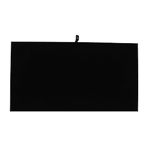 Large Rectangular Black Velvet Jewelry Pad/Tray Liners - 14-1/4"L x 7-1/2"W - Set of 3