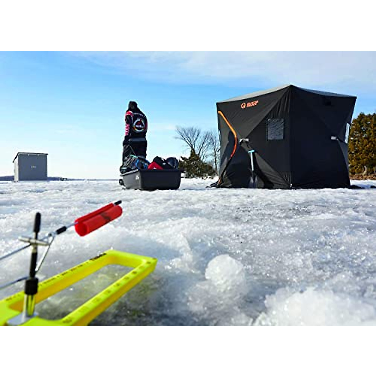 Shappell Jet Ice Fishing Sled, Large Heavy-Duty Multi-Purpose Utility Sleds for Hauling Fire Wood, Deer, Duck Hunting, Fishing Gear, Supplies, and Accessories