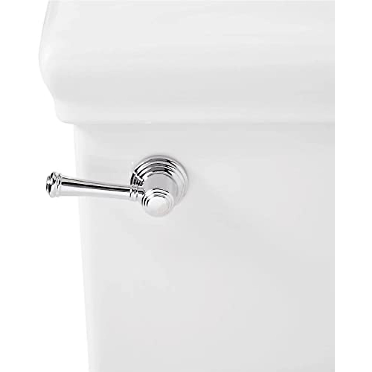 Signature Hardware 948434-12-L Key West 1.28 GPF Two Piece Elongated Skirted Chair Height Toilet - Seat Included