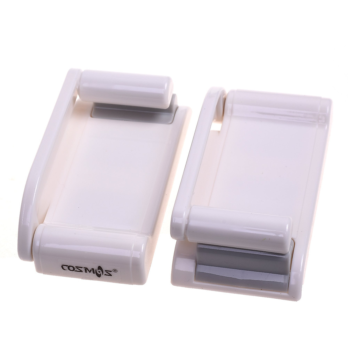 COSMOS White Magnetic Paper Towel Holder Table Napkin Roll Holder Mounts Securely on Refrigerators & Other Metal Surfaces