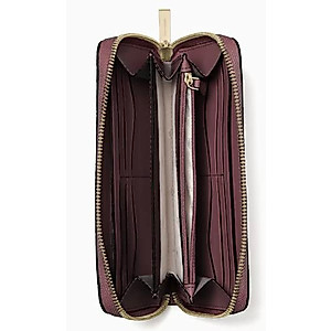 Kate Spade New York Leila Large Continental Wallet In Gold , Cherrywood