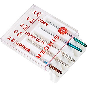 SINGER Sewing Machine Bundle M1000+, 32 Stitch Applications, Mending Machine, Simple, Portable, Great for Beginners, Top Drop-In Bobbin, Reverse Lever, 5 heavy duty needles, Kwalicable Cleaning Cloth