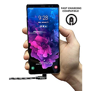 AGOZ 4inch Short USB C Cable, Fast Charger 90 Degree Right Angle Cord Compatible with Samsung Galaxy S23 S22 S21 S20, S10 Plus, Note 20 10, A13 A14 A23 A32 A53 A54 A71, Moto G Stylus,Google Pixel 7 6