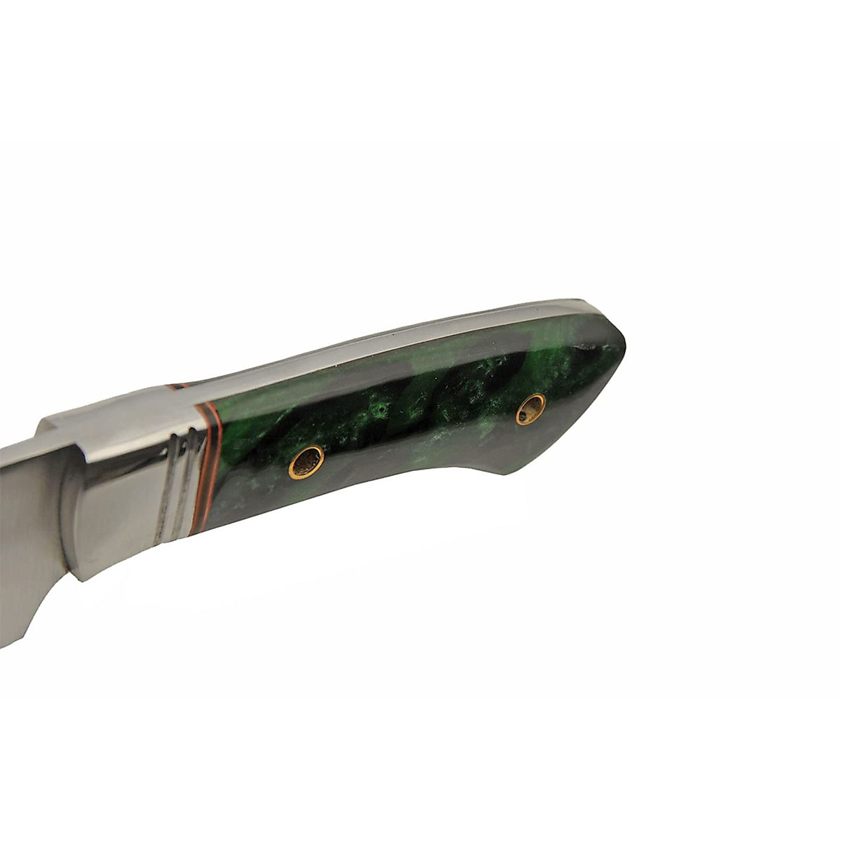 Emerald Wave Green Resin 9" Stainless Steel Hunting Knife