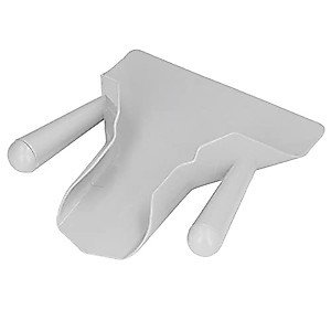 French Fry Scoop,Household Dual Handle French Fries Shovel,High Quality PC Material Popcorn and Nuts Scoop,Candy Bagging Shovel for Home and Commercial(Gray)