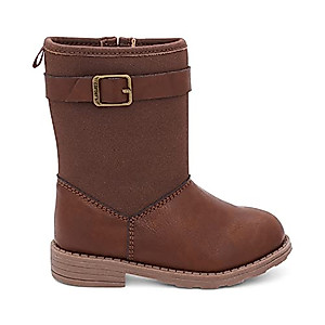 Carter's Girls-Lady Fashion Boot, Brown, 8-Toddler