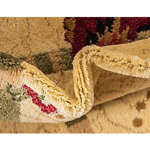 Unique Loom Barnyard Collection Area Rug - Farm (3' 3" x 5' 3" Rectangle, Cream/ Black)