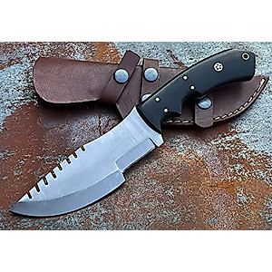 Custom Handmade High Carbon 11 Inch Tracker Knife Tactical Knife EDC Micarta Handle